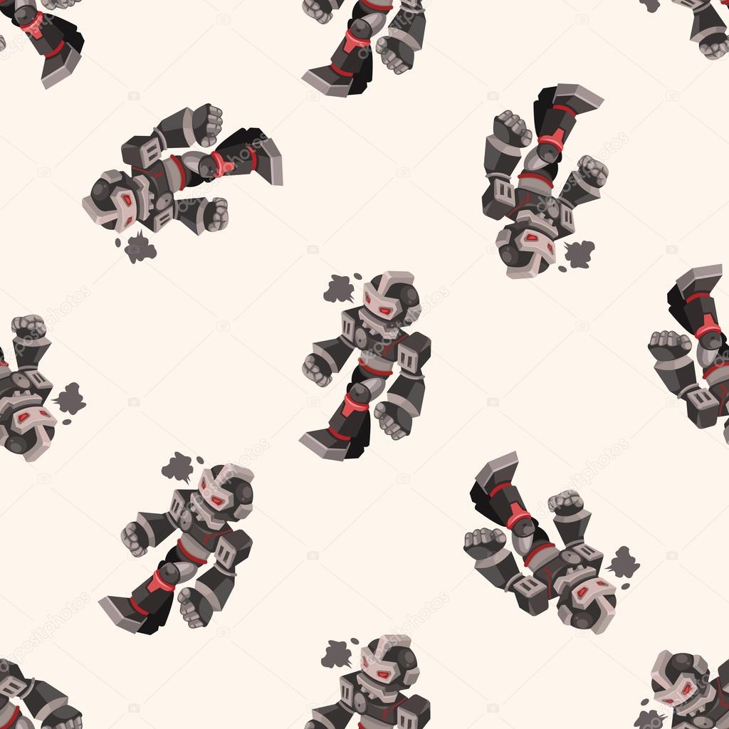 Robot , cartoon seamless pattern background Stock Vector by ©mocoo2003 ...