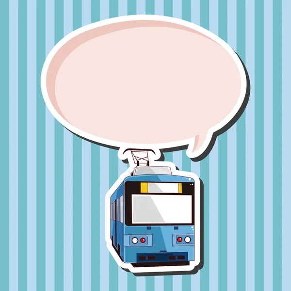 transportation train theme elements - Stock Image - Everypixel