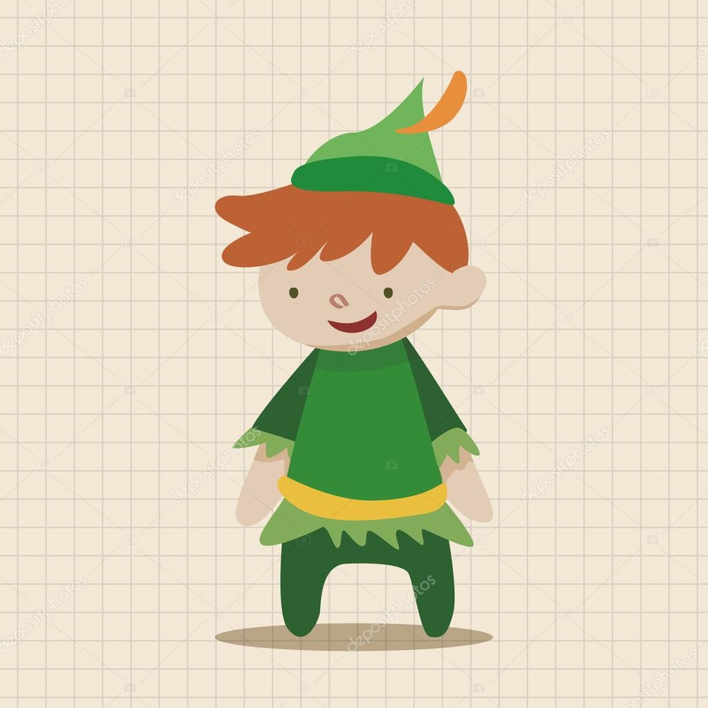 Elementos temáticos Peter Pan Vector de stock por ©mocoo2003 91161904