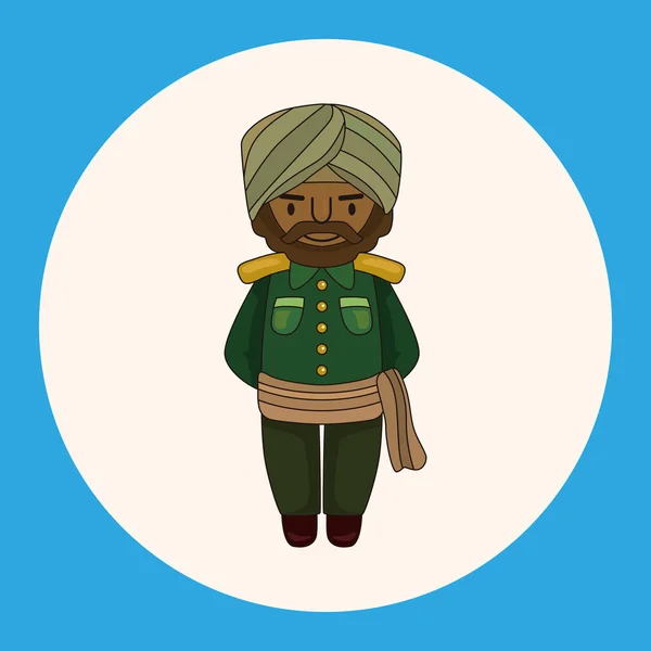 Colonial British Soldier Cartoon