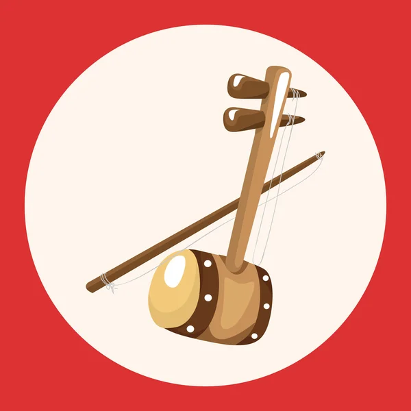 乐器二胡卡通 Vector Art Stock Images | Depositphotos