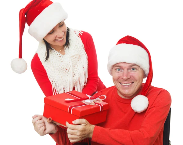 Disabled Santa Claus and Santa Girl Stock Photo by ©amelaxa 60155557