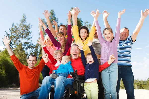 Disabled Man with Group of people - Stock Image - Everypixel