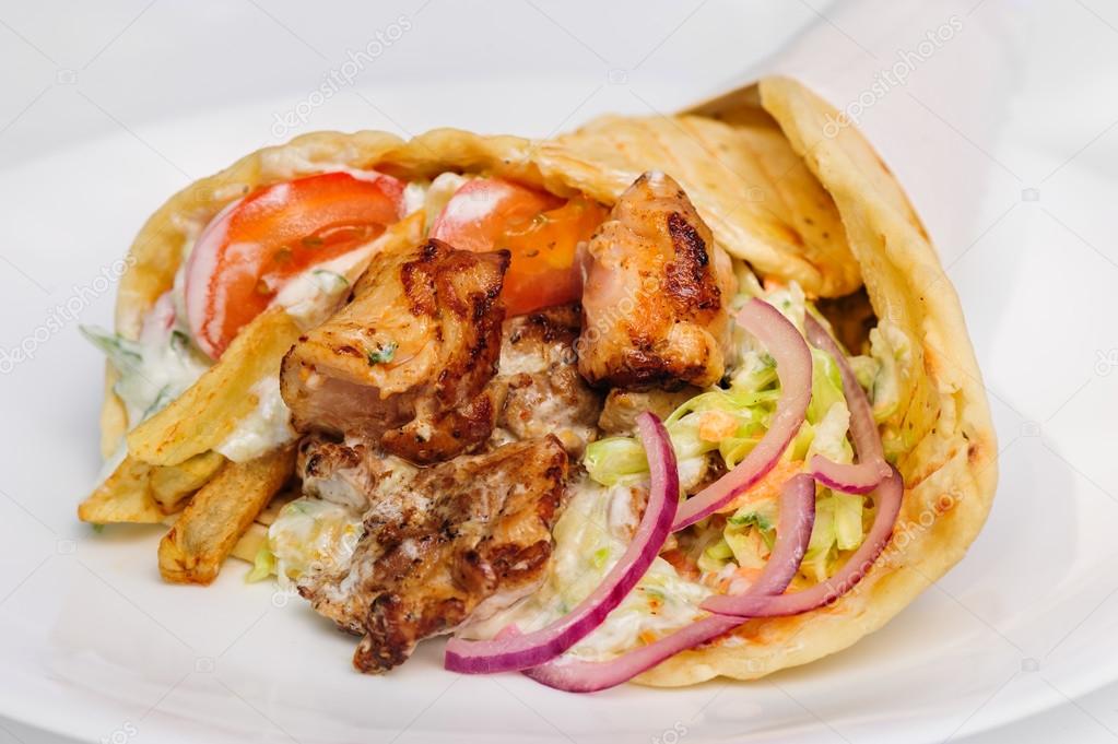 Greek gyros — Stock Photo © starush #53131447