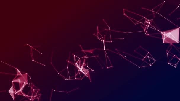 Abstract Digital Data Plexus Technology Background Loop Animation Abstract Plexus Stock Video ...