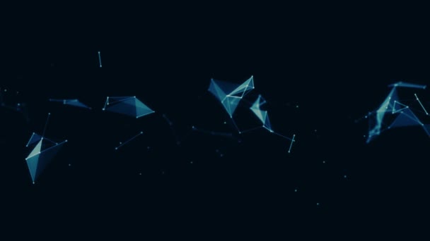 Abstract Digital Data Plexus Technology Background Loop Animation Abstract Plexus Stock Video ...