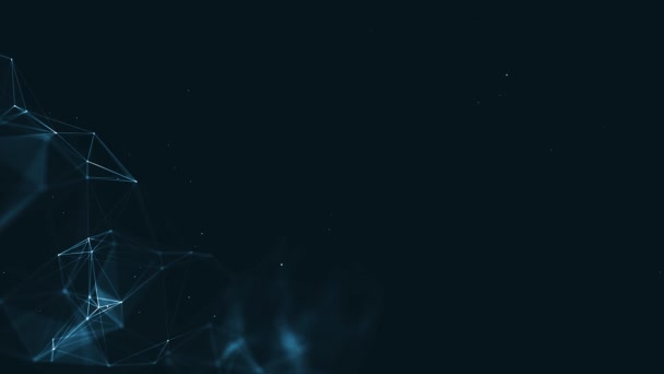 Abstract Digital Data Plexus Technology Background Loop Animation Abstract Plexus Stock Video ...