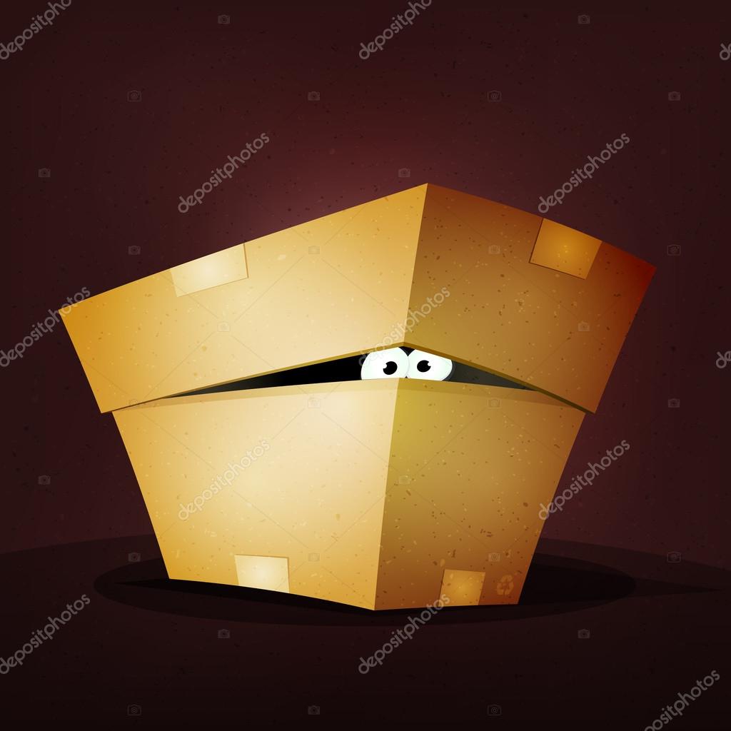 Surprise Inside Birthday Cardboard Box — Stock Vector © benchyb #65083719
