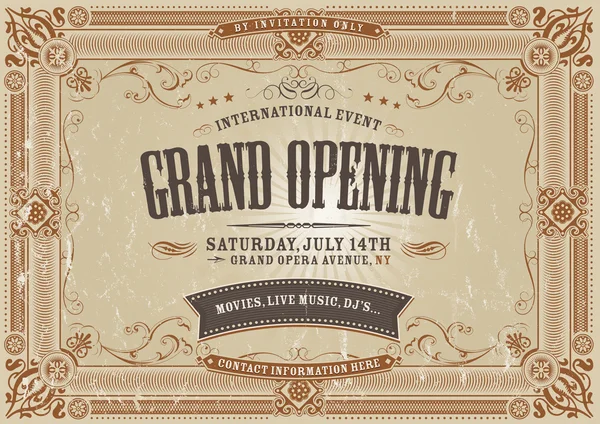 Vintage Invitation Background — Stock Vector © benchyb #40282371