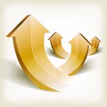 Abstract Rising Arrows Stock Vector Image by ©benchyb #12521363