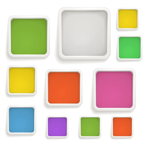 Abstract background of color boxes. Template for a text — Stock Vector ...
