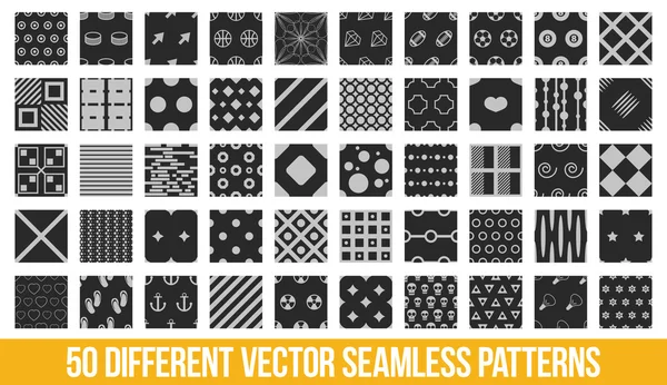 Geometric big pattern set Stock Vector Image by ©Mix3r #108444500