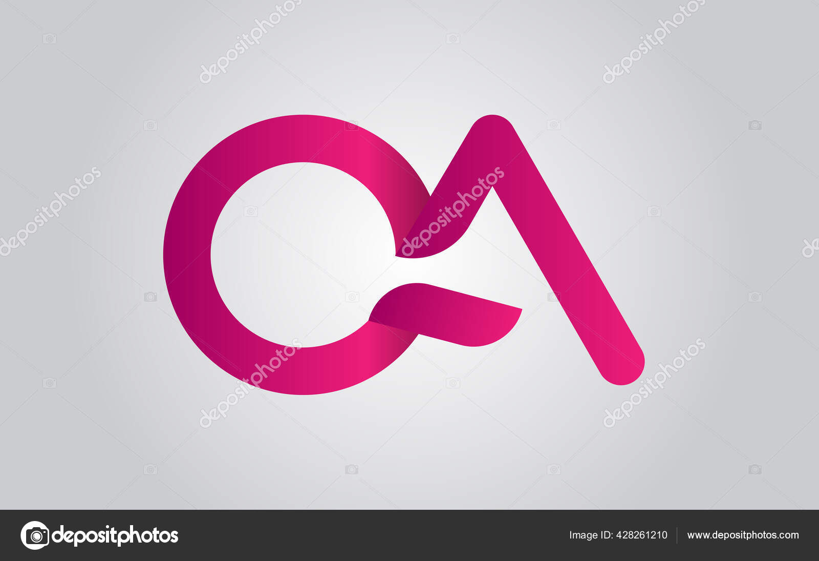 Logo Elemento Carta Marca Gráfica Vectorial Vector de stock #428261210 ...