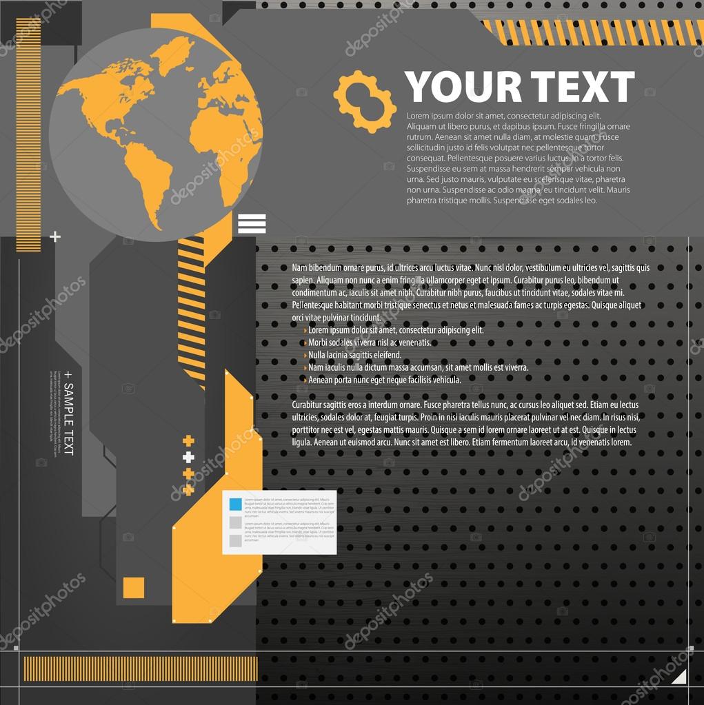 High-tech background Stock Vector Image by ©Mix3r #52521691