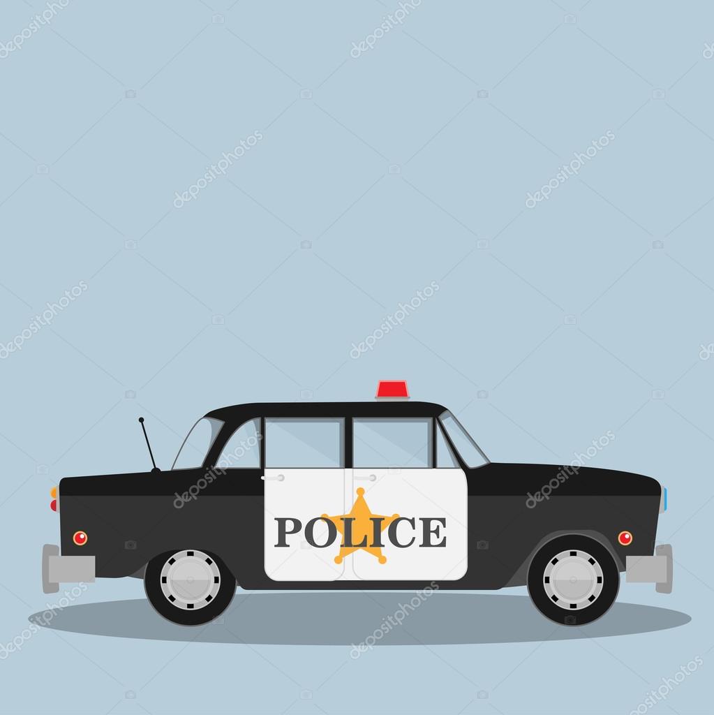Police car with the sheriff's star Stock Vector Image by ©Mix3r #54983407