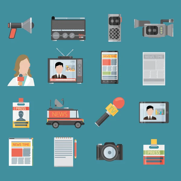 Media Icons Set Stock Vector Image by ©macrovector #93124016