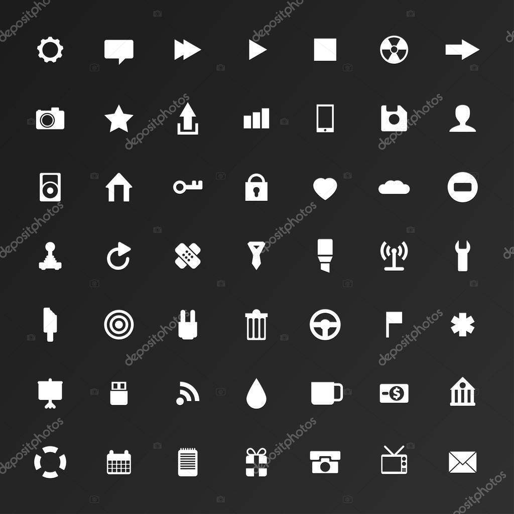 Universal Flat Icons. Stock Vector Image by ©Mix3r #89477400