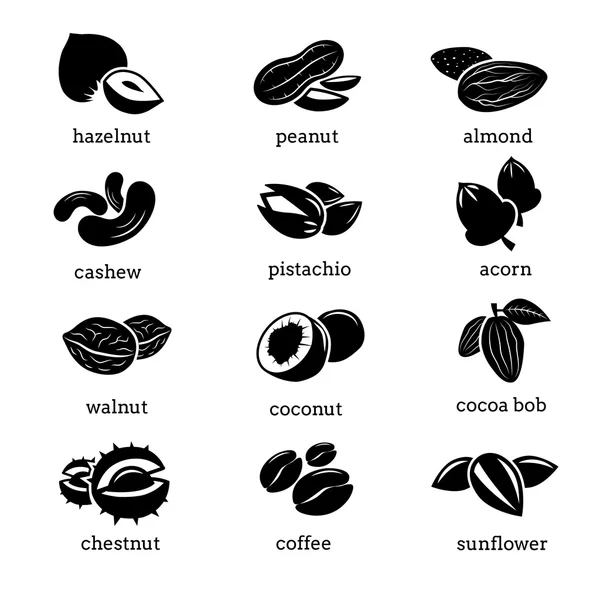 Vector chalk drawn set of coffee beans — Stock Vector © Sonya ...