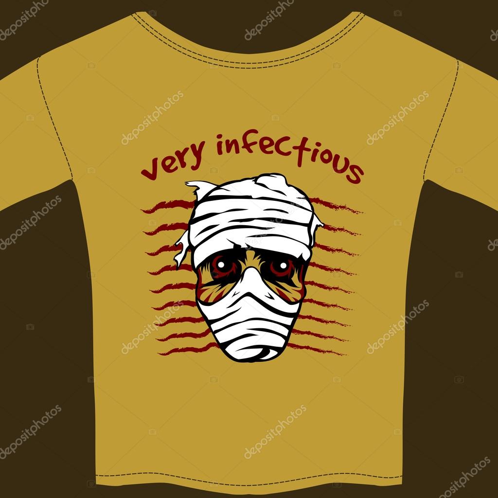 Very Infectious t-shirt design template Stock Vector Image by ©K3star ...
