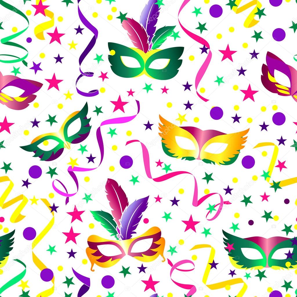 Fondo sin costuras de carnaval vector, gráfico vectorial © K3star ...