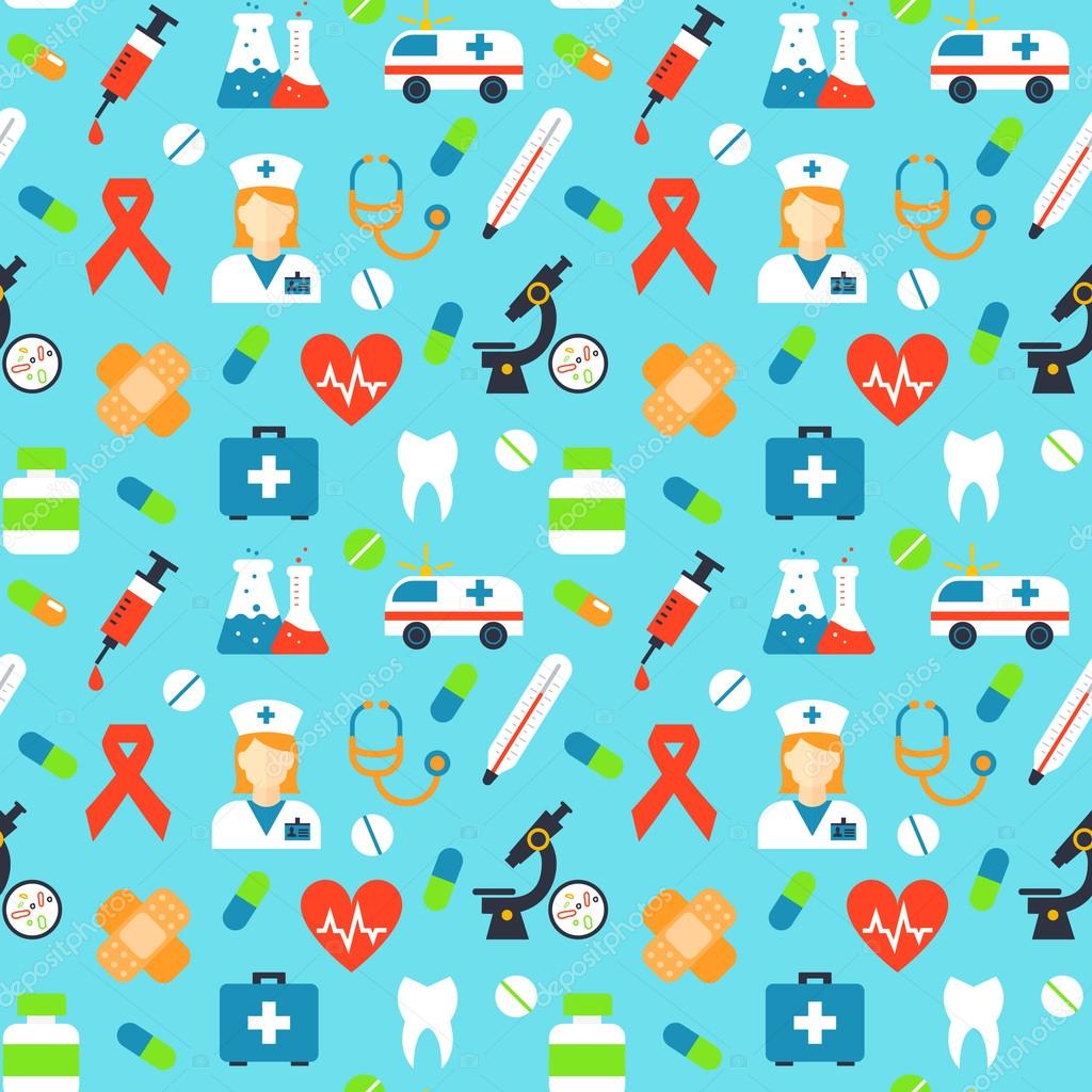Vector medical pattern Stock Vector Image by ©K3star #77549158