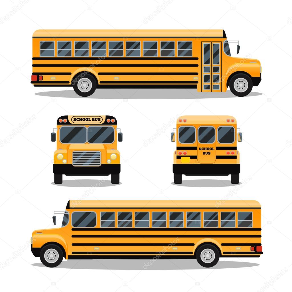 School bus — Stock Vector © MSSA #80592072 School bus — Stock Vector © MSSA #80592072