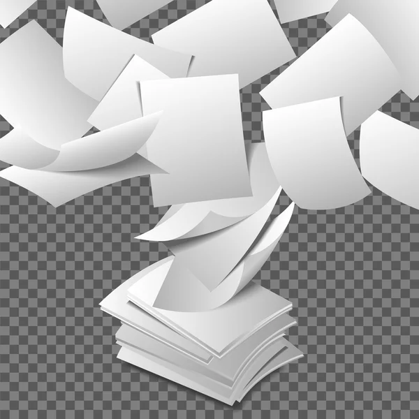 Flying paper sheets, Royalty-free Flying paper sheets Vector Images ...