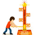 Test your strength — Stock Vector © viktorijareut #94470712