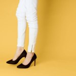 Stylish Female Legs Blac Stock Photo by ©alonesdj 233453684