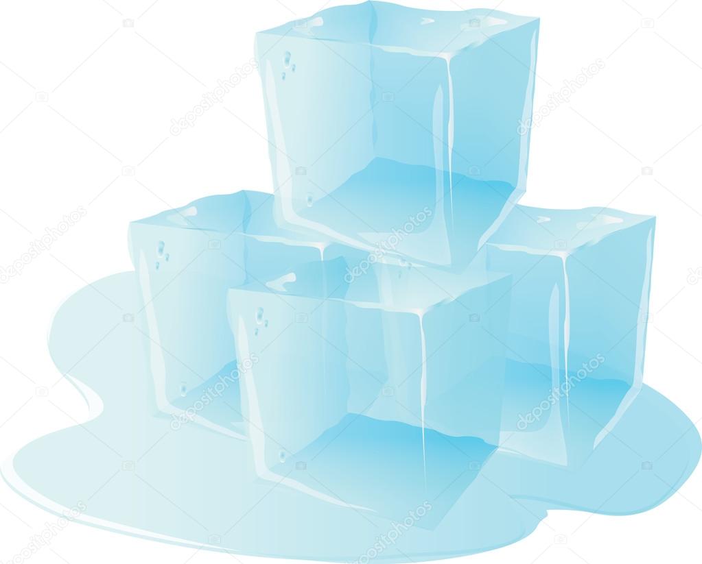 Ice cubes that dissolve in water Stock Vector Image by ©stanga190 ...