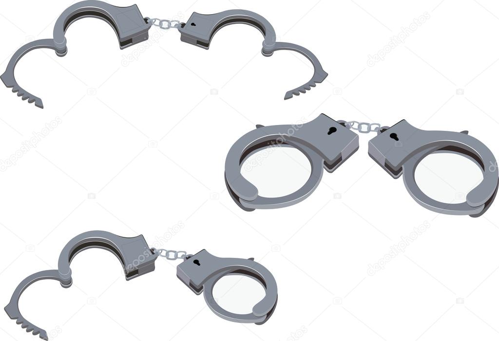 American open handcuffs Stock Vector Image by ©stanga190 #92568912