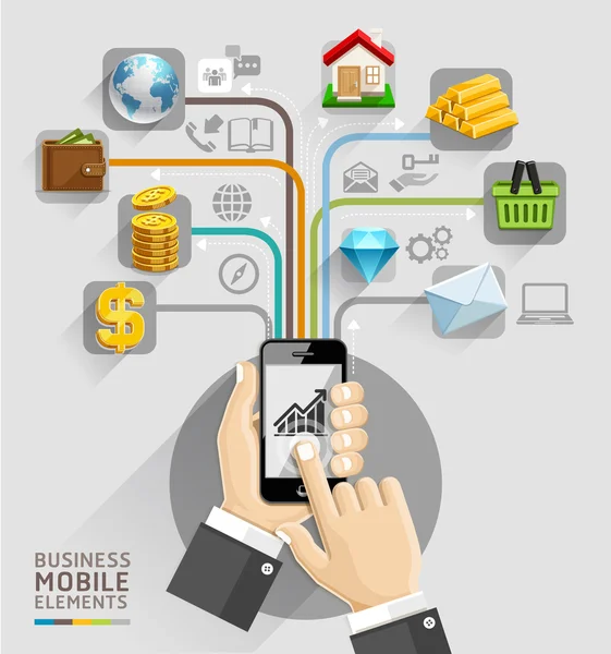 Business flat icons color set. Stock Vector Image by ©graphixmania ...