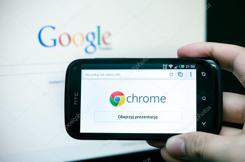 Google Chrome mobile web browser – Stock Editorial Photo © simpson33 ...