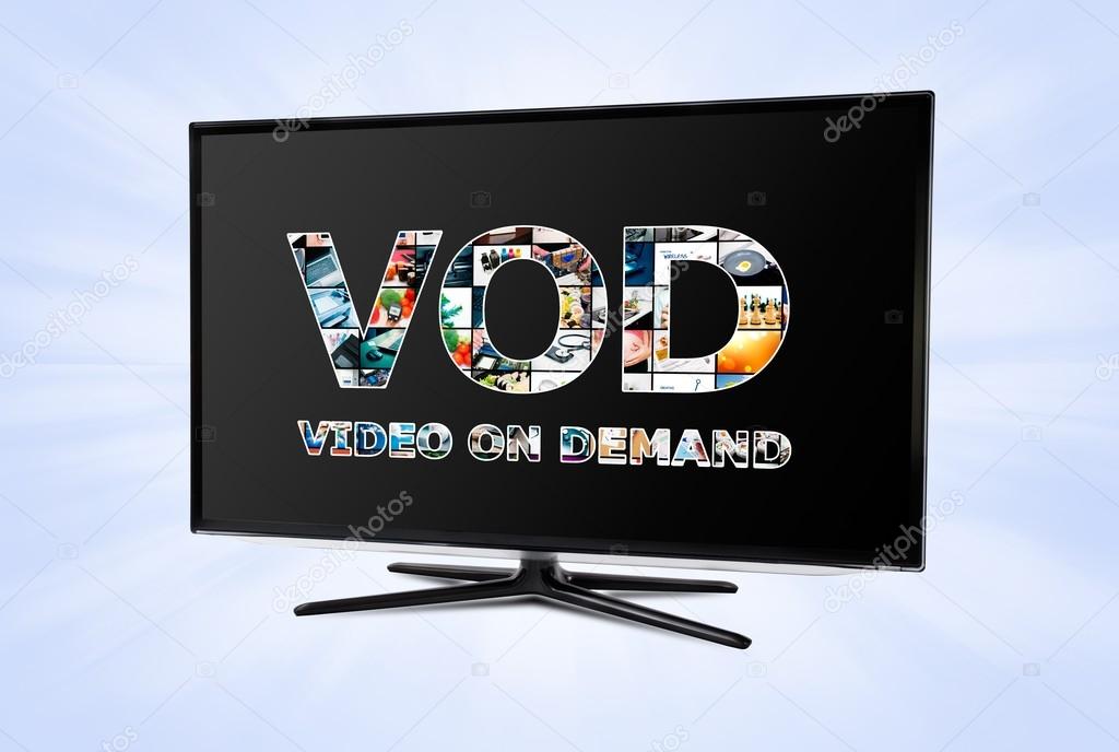 Video on demand VOD service on smart TV Stock Photo by ©simpson33 57774755