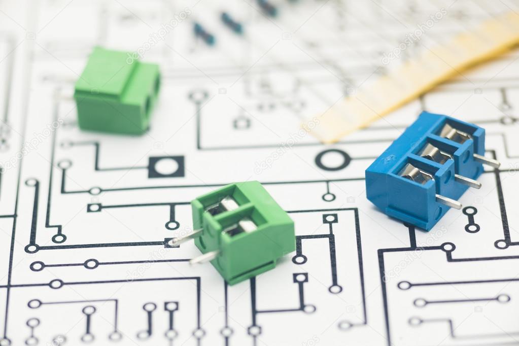 Electronic components and PCB design Stock Photo by ©javiergil 111145990