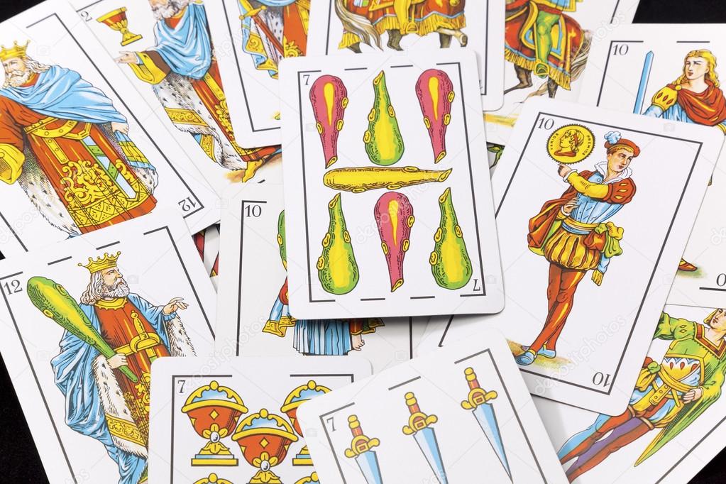 Spanish cards in black background Stock Photo by ©javiergil 67087331