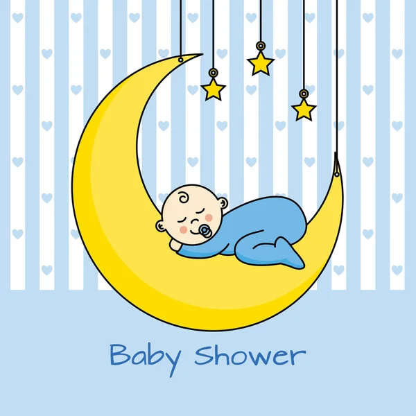 Luna bebe imágenes de stock de arte vectorial | Depositphotos