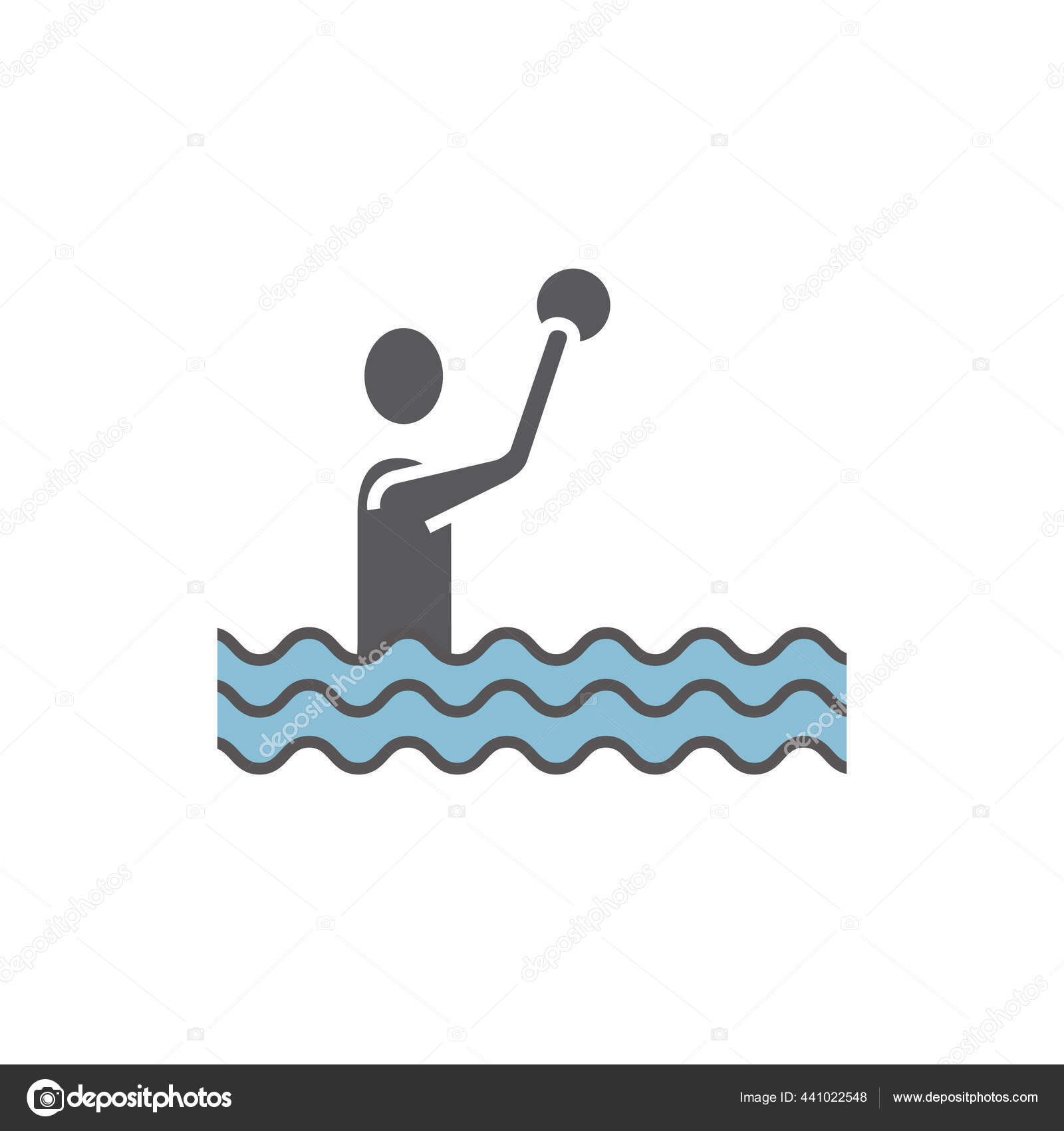 Water Polo Icon Vector Signs Web Graphics Stock Vector Image by ©Prock ...