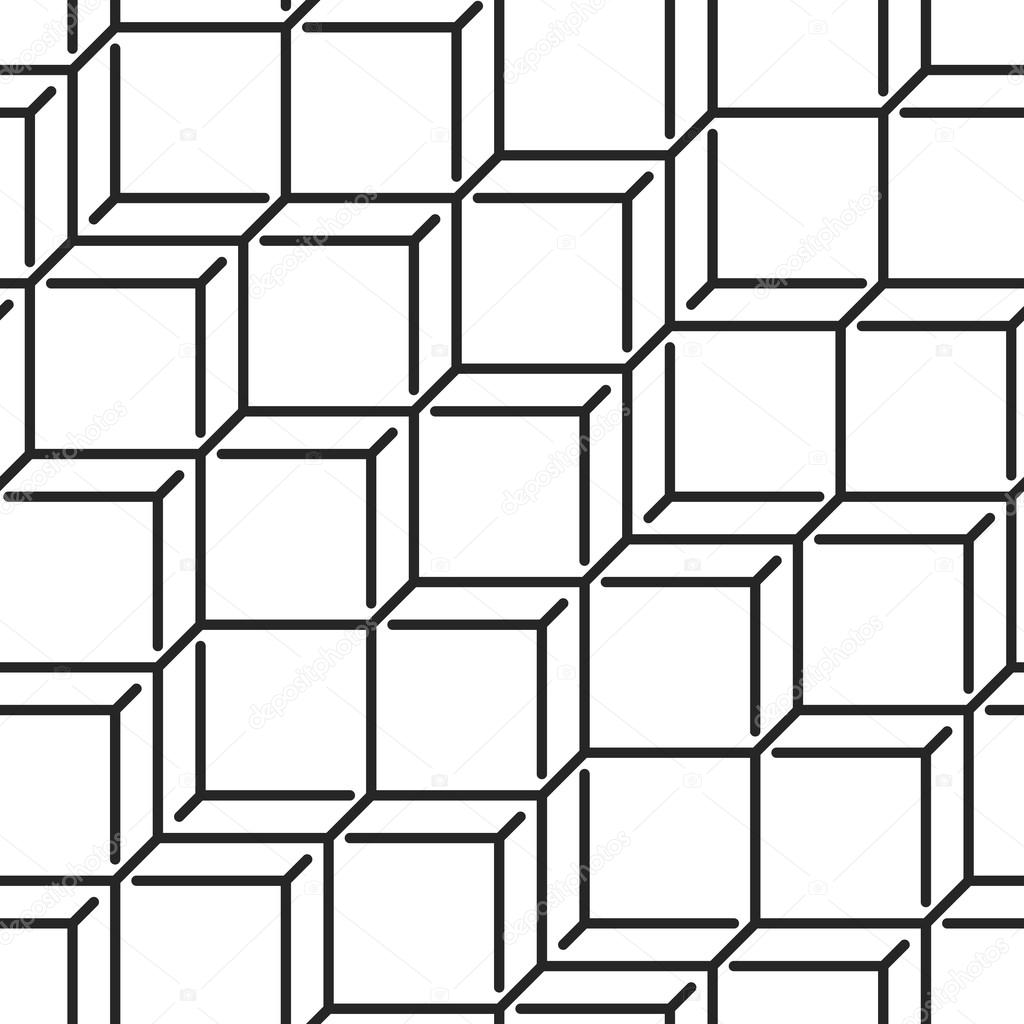Isometric Cube Pattern