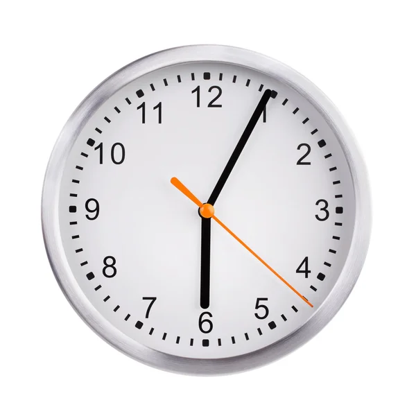 Office clock shows half past nine — Stock Photo © Dimedrol68 #103899182