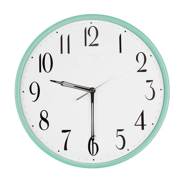 Round clock shows half past seven — Stock Photo © Dimedrol68 #121410572