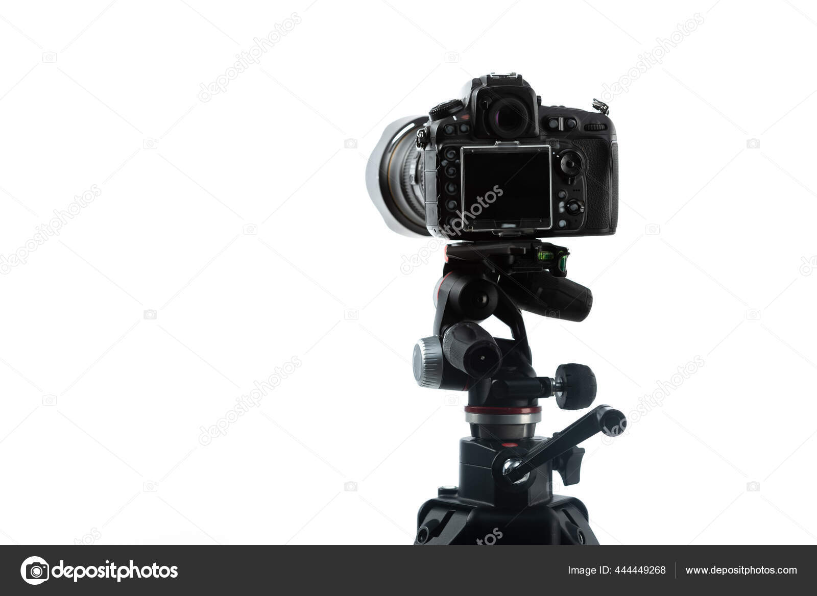 Professional Digital Camera Tripod Isolated White — Stock Photo ...