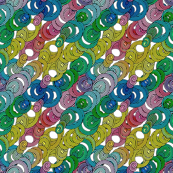 Doodle seamless pencil scribble pattern — Stock Vector © OlgaLIS #30104549