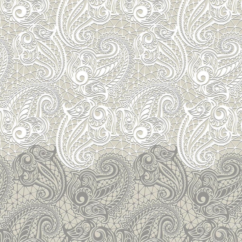 Paisley seamless lace pattern Stock Vector Image by ©OlgaLIS #61485803