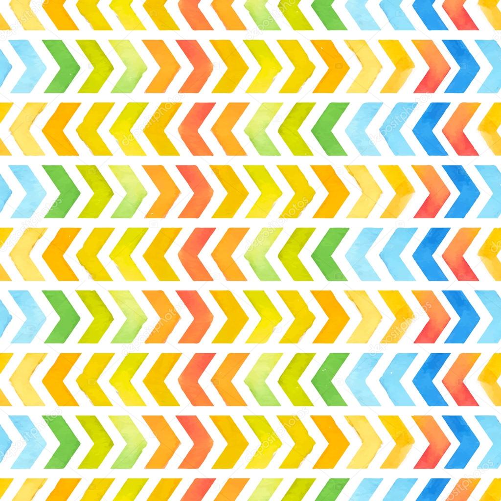 Navajo aztec textile inspiration watercolor pattern. Native amer Stock ...