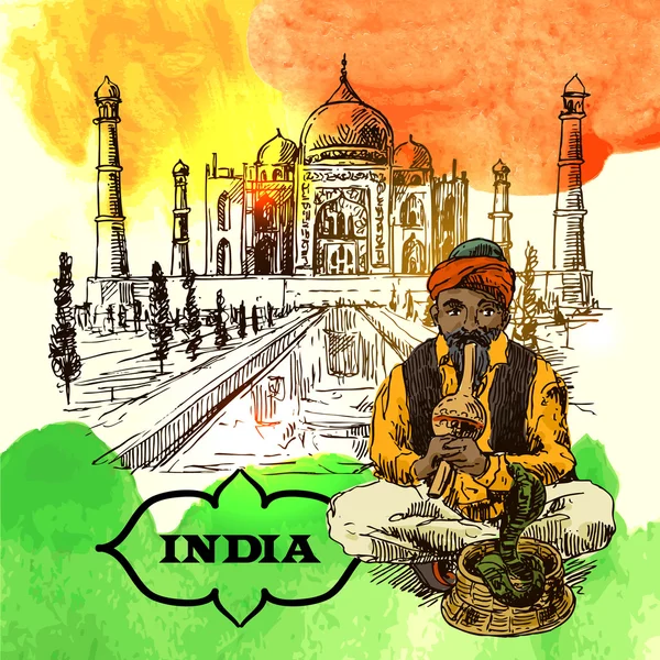 Beautiful illustrations India Stock Vector Image by ©Margarita_87 ...