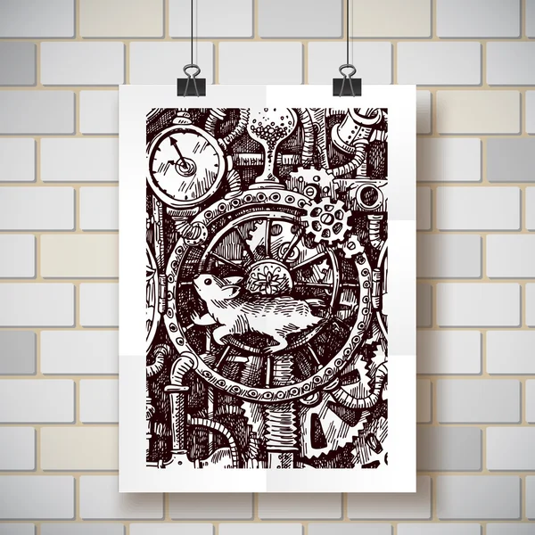 Steampunk time Vector Art Stock Images | Depositphotos