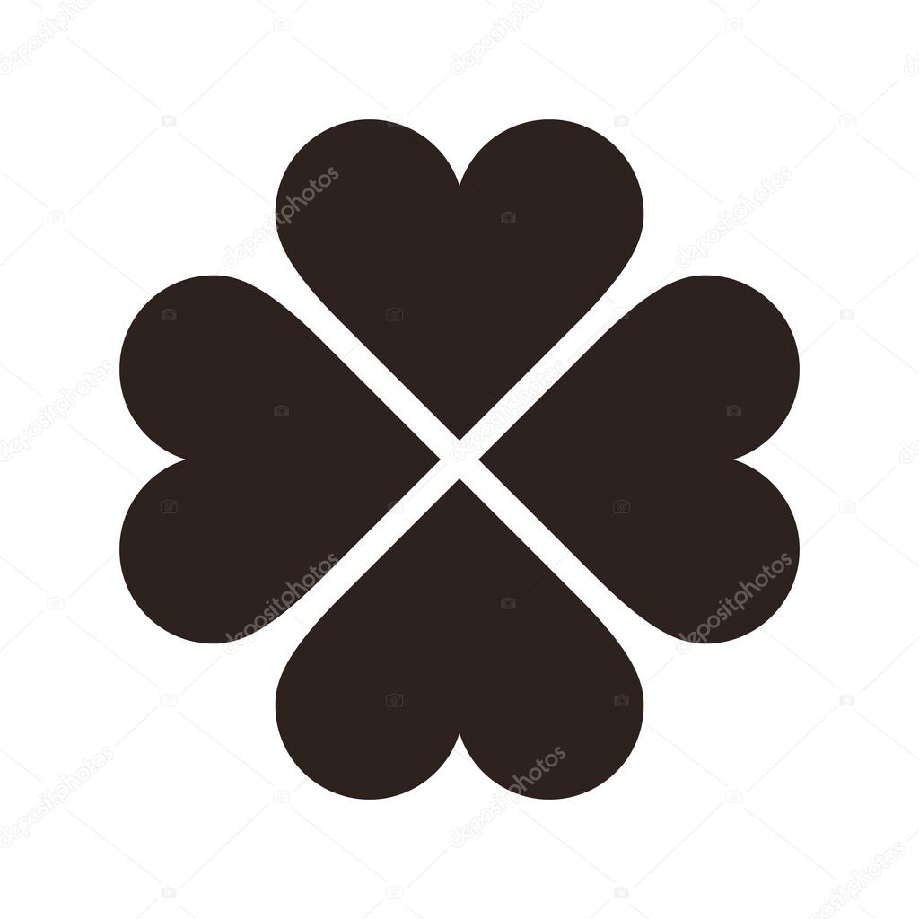 Clover Black And White