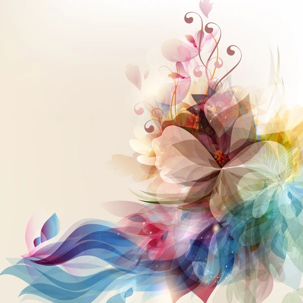 Abstract Flower Design Vector Background | Best Flower Site