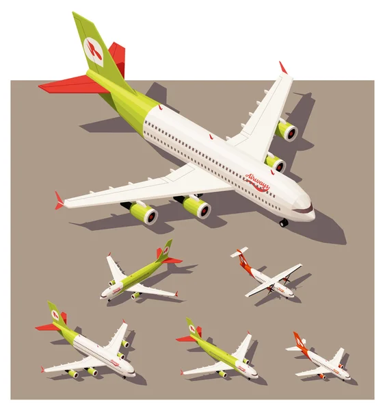 Isometric plane Vector Art Stock Images | Depositphotos